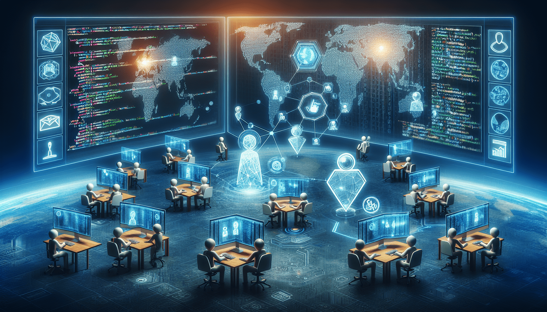 Distributed Teams in Blockchain Development